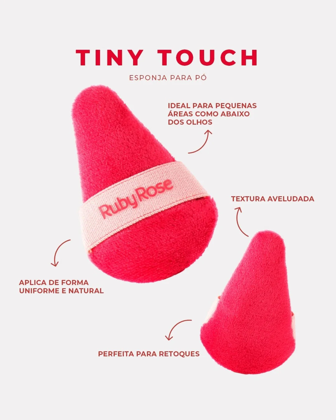Esponja Tiny Touch RUBY ROSE – ShopFronteira